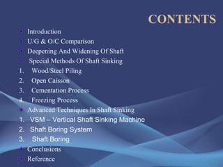 Shaft sinking 2 | PPTX