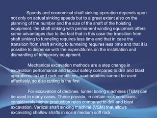 Shaft sinking 2 | PPTX