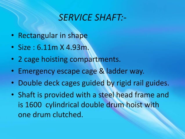 Shaft sinking operation | PPTX