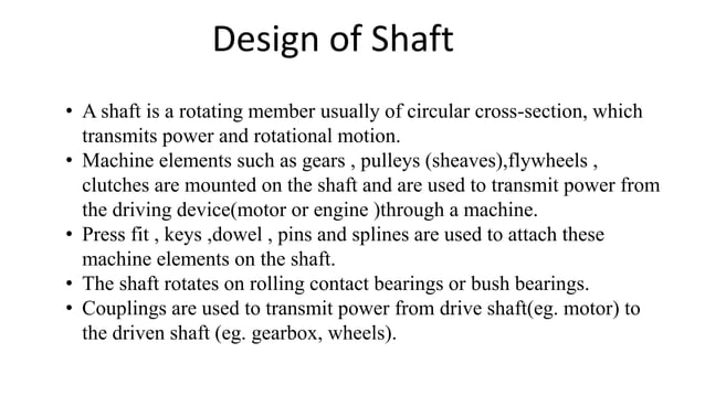 Shaft under combined loading | PPTX | Physics | Science