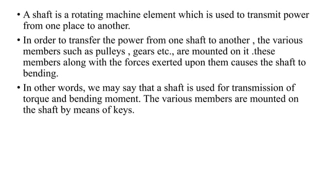 Shaft under combined loading | PPTX | Physics | Science