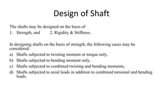Shaft under combined loading | PPTX