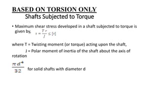 Shaft under combined loading | PPTX