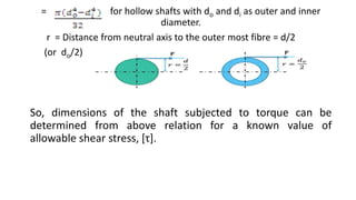 Shaft under combined loading | PPTX
