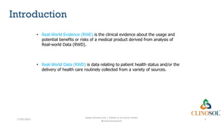 Real-World Evidence: Harnessing Data for Clinical Decision-Making | PPTX