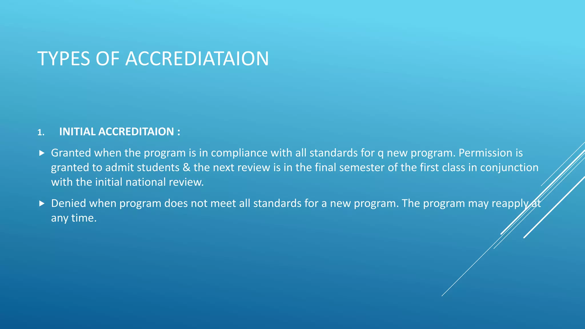 Accreditation | PPTX