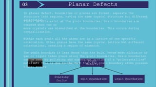 Crystal structure and crystal defects | PPT