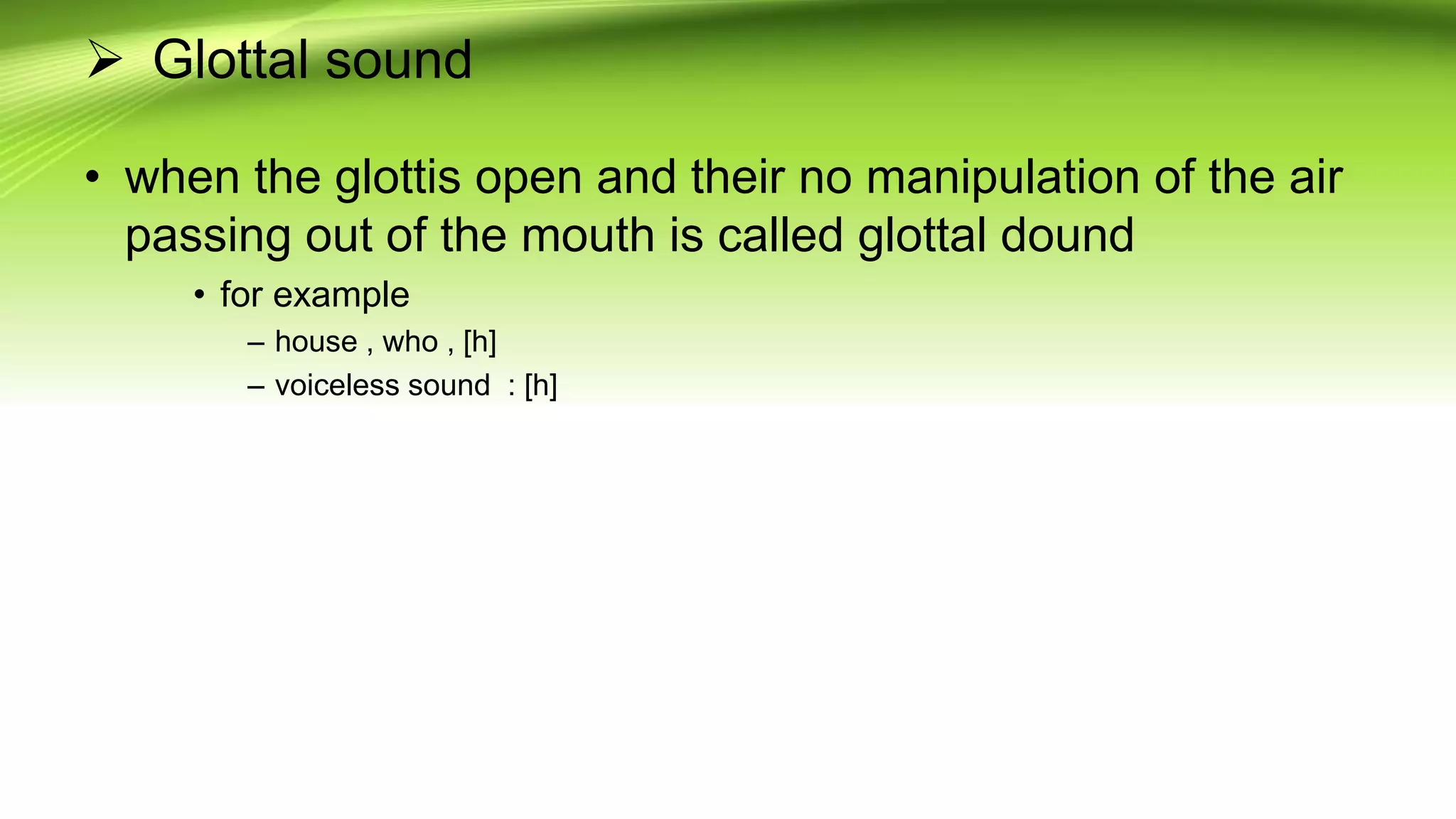 Place of articulation | PPTX