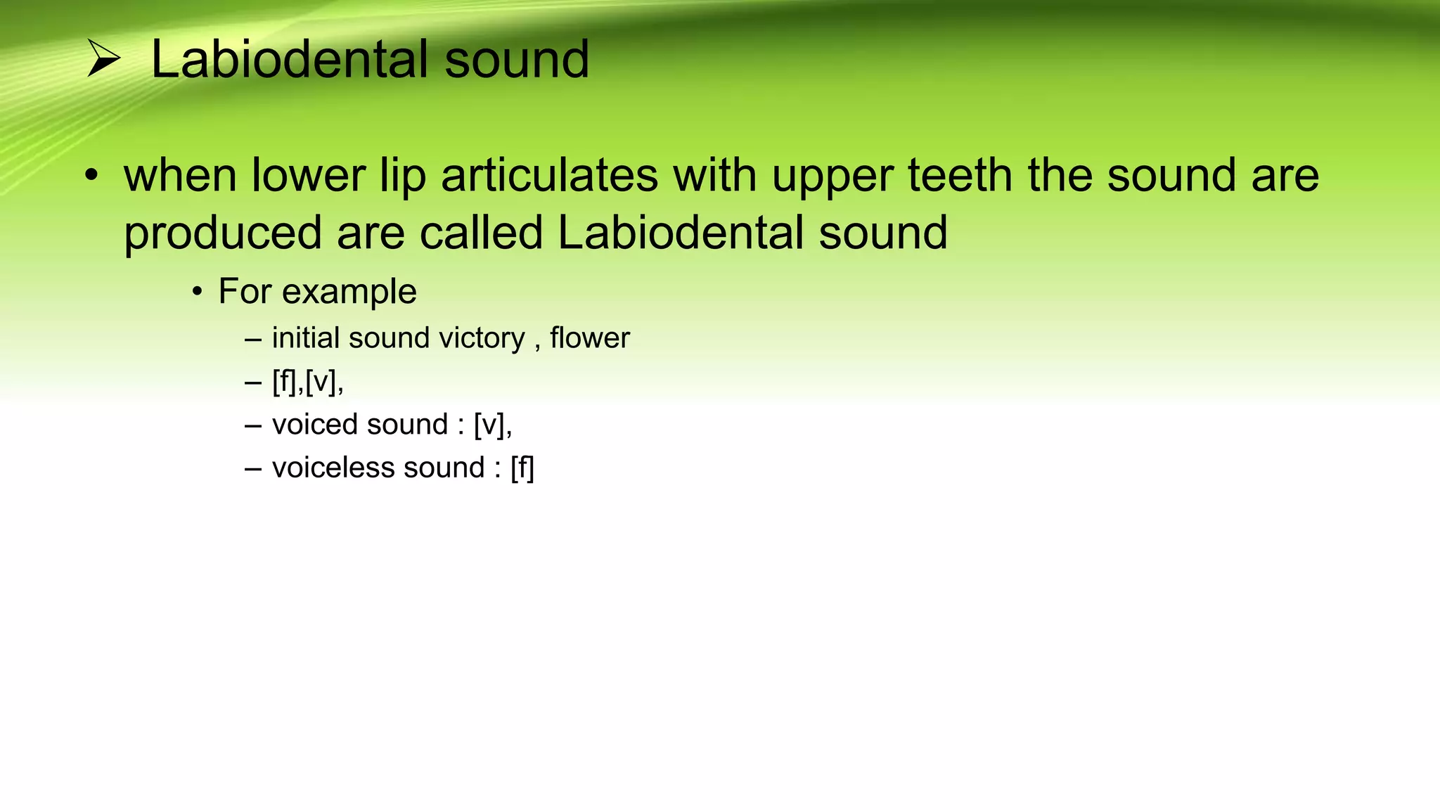 Place of articulation | PPTX