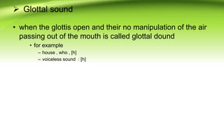 Place of articulation | PPTX