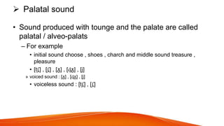 Place of articulation | PPT