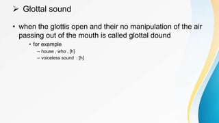 Place of articulation | PPTX