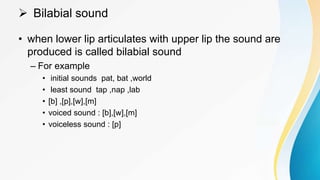Place of articulation | PPTX