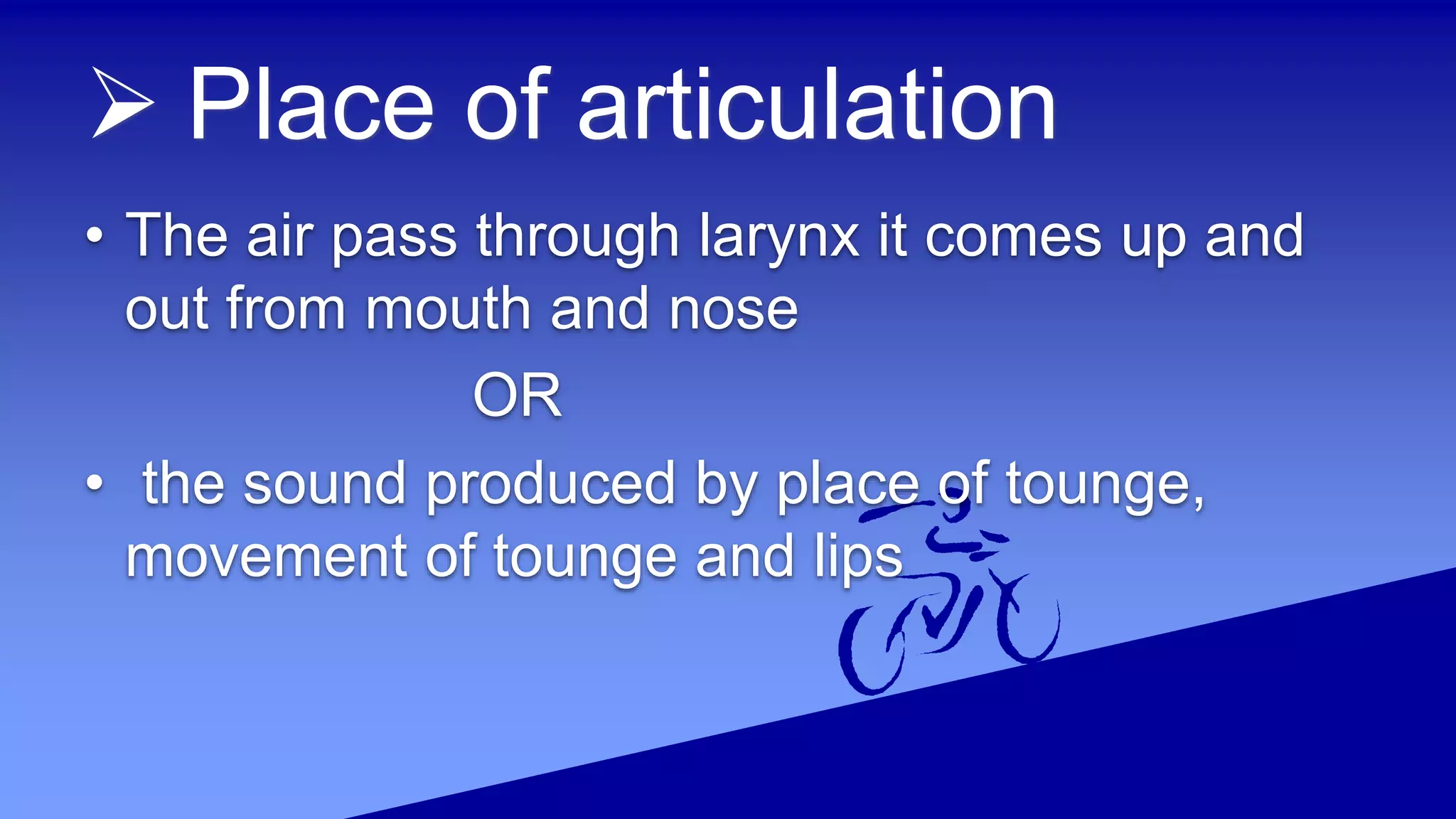 Place of articulation | PPTX