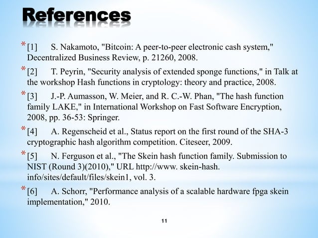 efficient hardware accelerator design for crypto | PPT