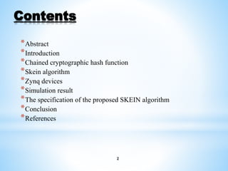 efficient hardware accelerator design for crypto | PPT