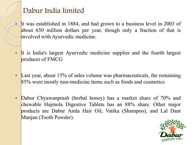 AYURVEDIC INDUSTRY IN INDIA | PPTX