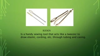 sewing tools | PPTX