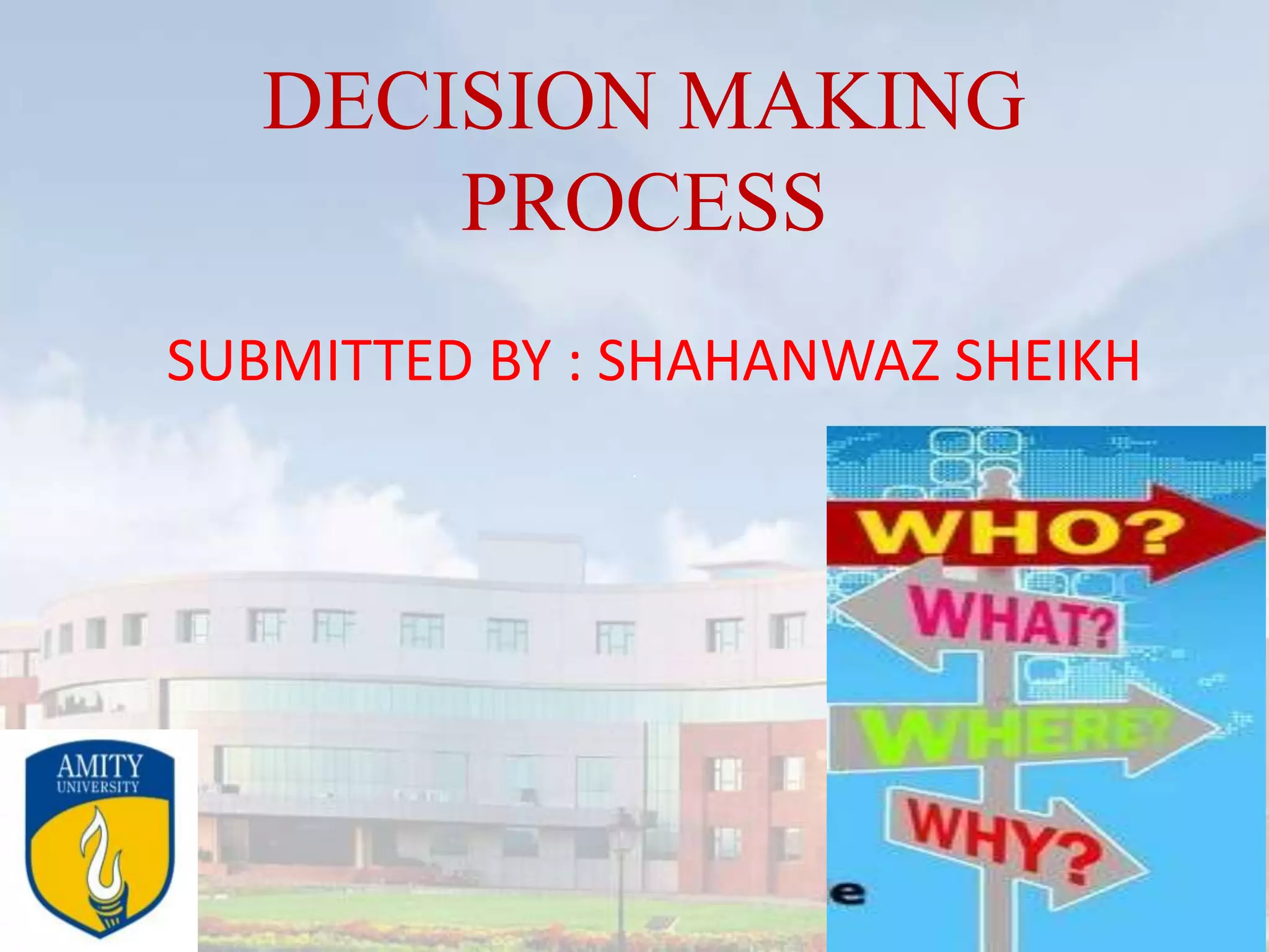 Decision Making Process ppt | PPTX