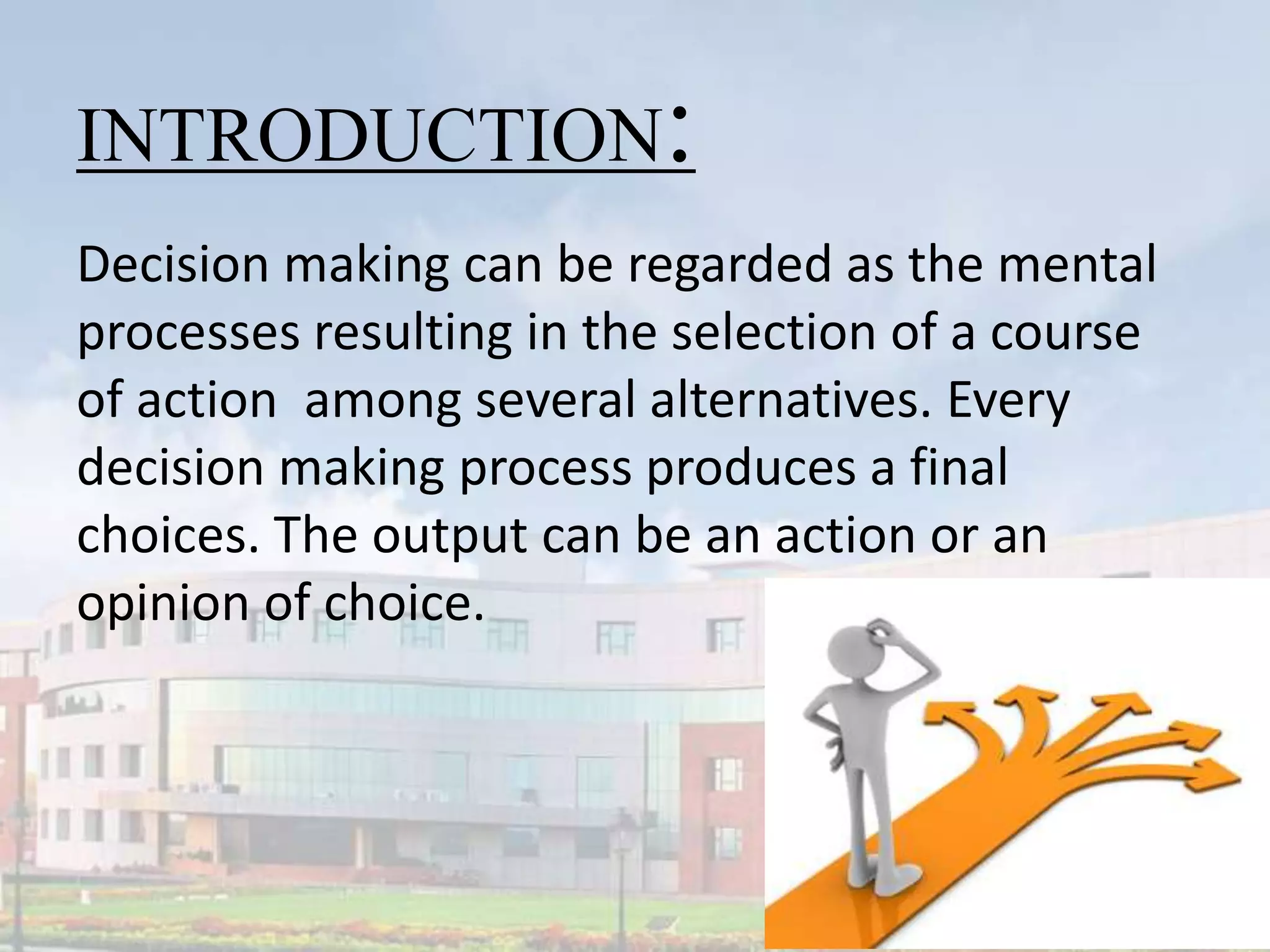 Decision Making Process ppt | PPTX