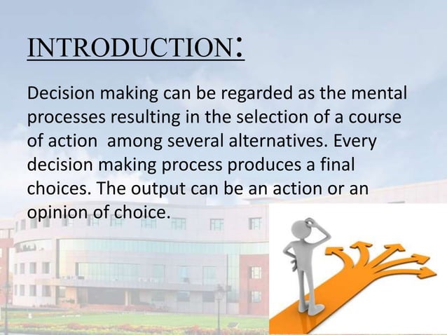 Decision Making Process ppt | PPTX