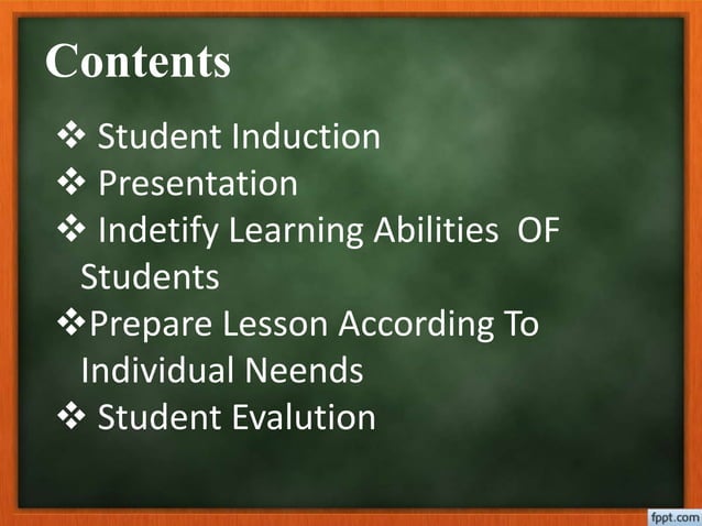 Teaching Skills "Set induction & presentation & lesson plan" | PPTX
