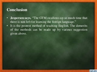 Grammar-Translation Method | PPTX