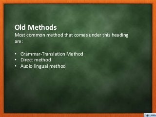 Grammar-Translation Method | PPTX