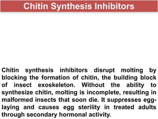 Chitin synthesis inhibitors Shahbaaz Maan | PPTX