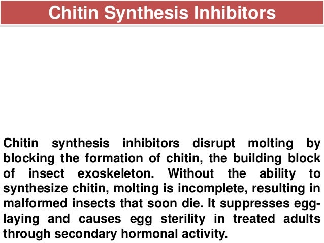 Chitin synthesis inhibitors Shahbaaz Maan