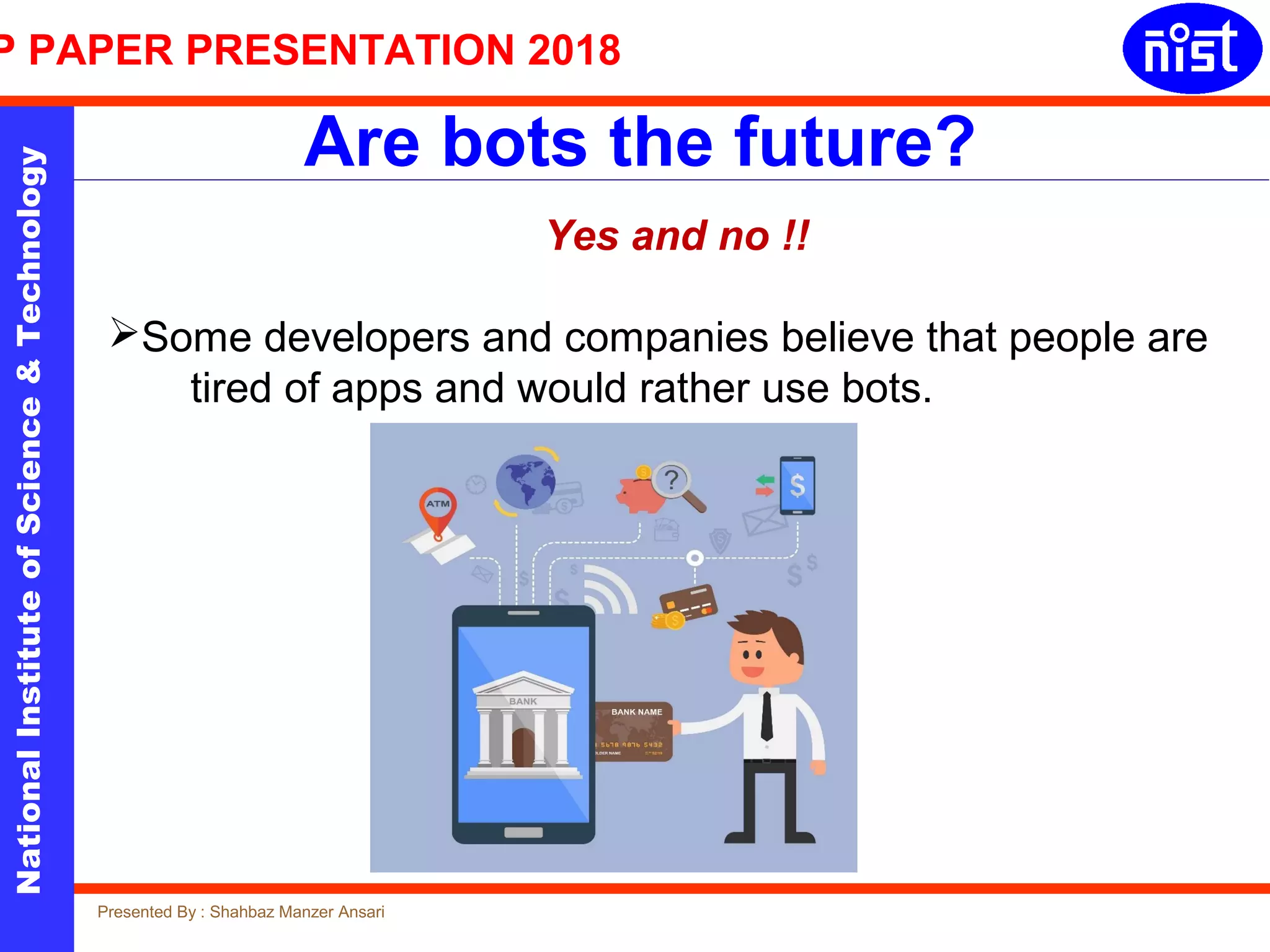 Shahbaz Ansari Presentation on CHATBOT | PPT