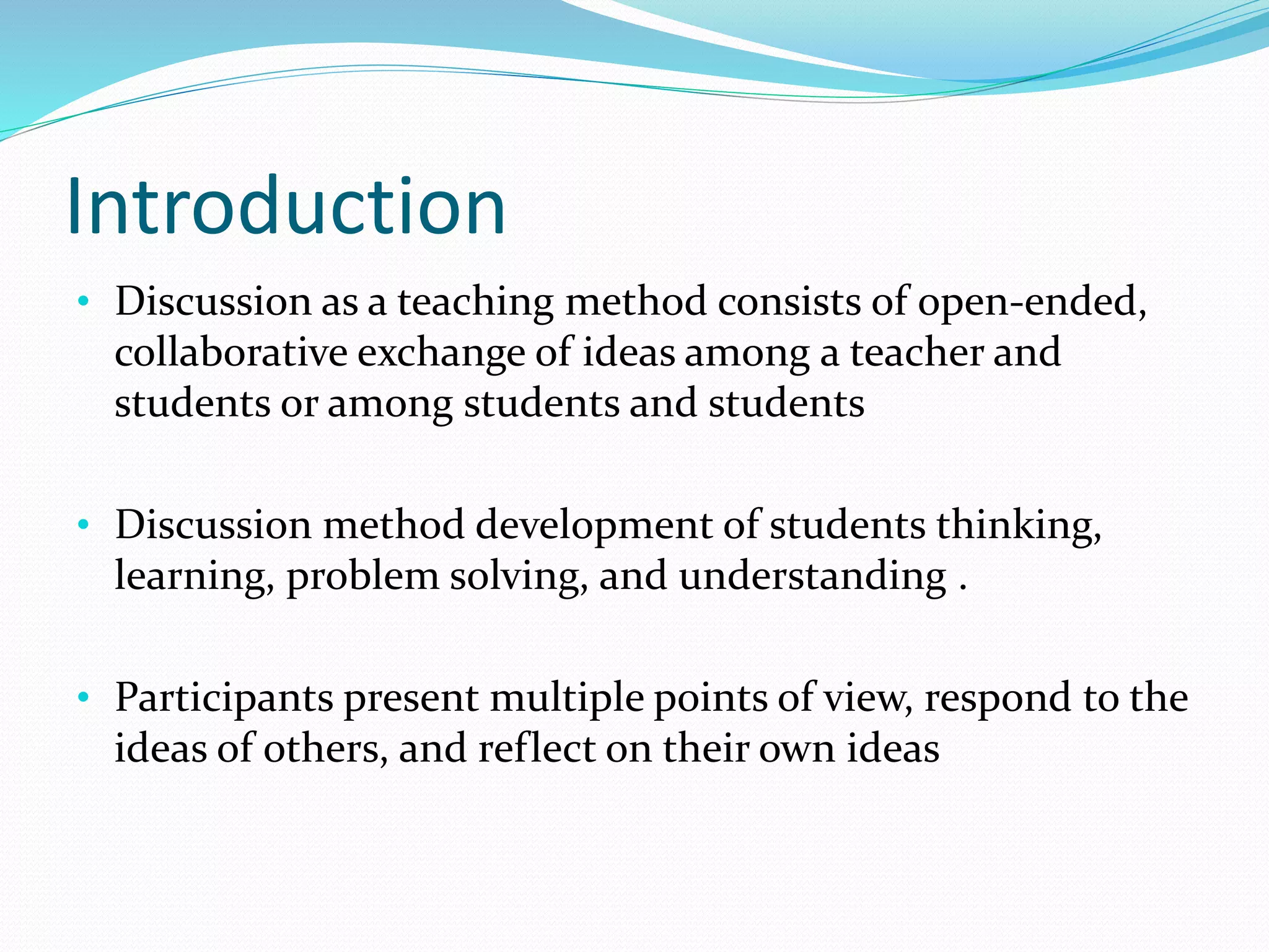 discussion method | PPTX