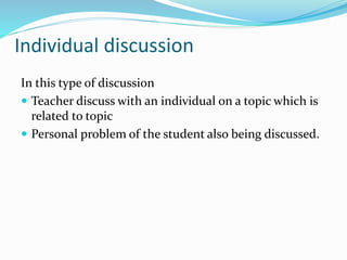 discussion method | PPTX