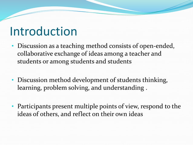 discussion method | PPTX