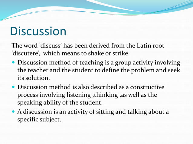 discussion method | PPTX