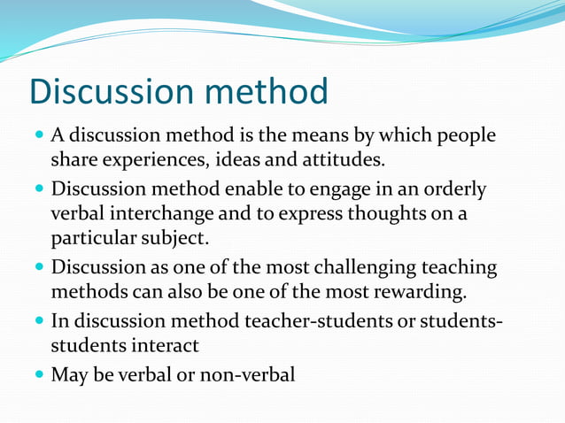 discussion method | PPTX