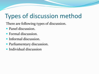 discussion method | PPTX