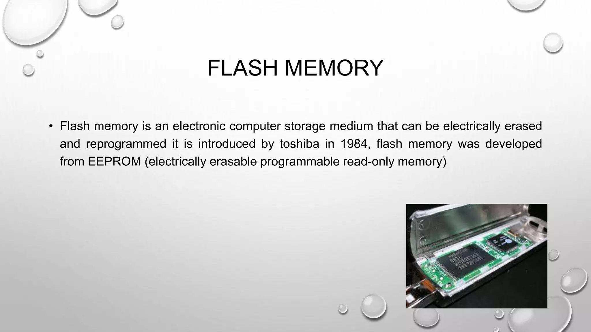 TYPES OF COMPUTER MEMORIES | PPTX