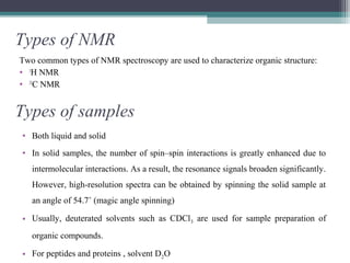 NMR (Nuclear Magnetic Resonance) | PPT