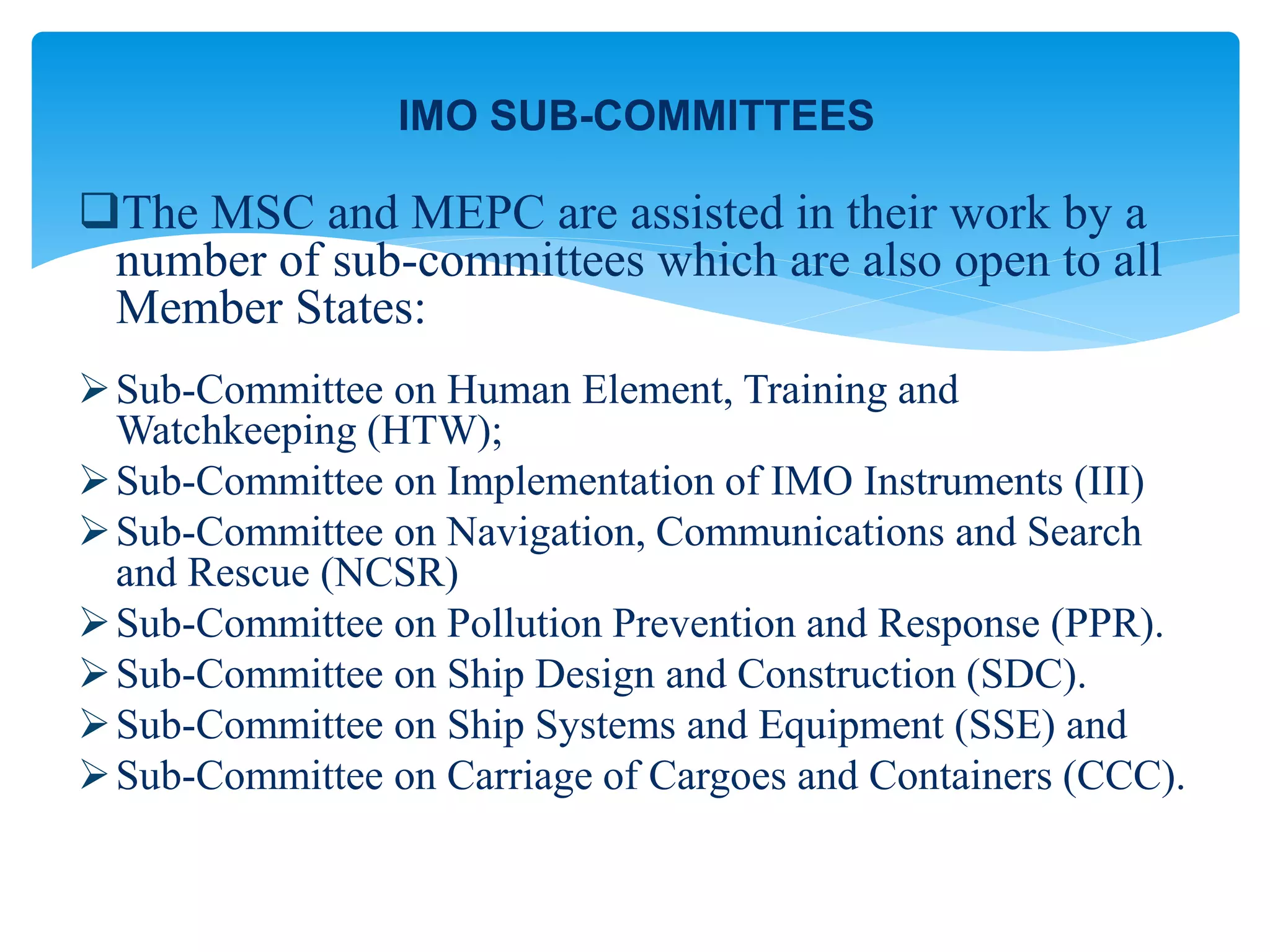 international maritime organization | PPTX