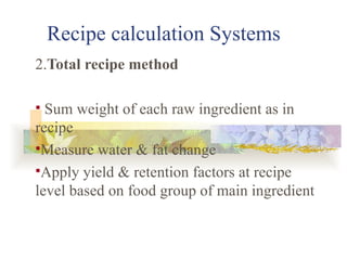 Shaheen 7b conversion of food intakes to nutrients | PPT