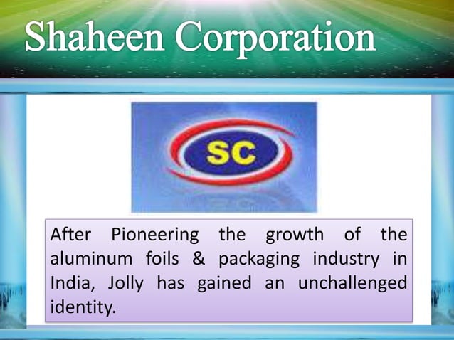 Know About Shaheen Corporation Business | PPTX