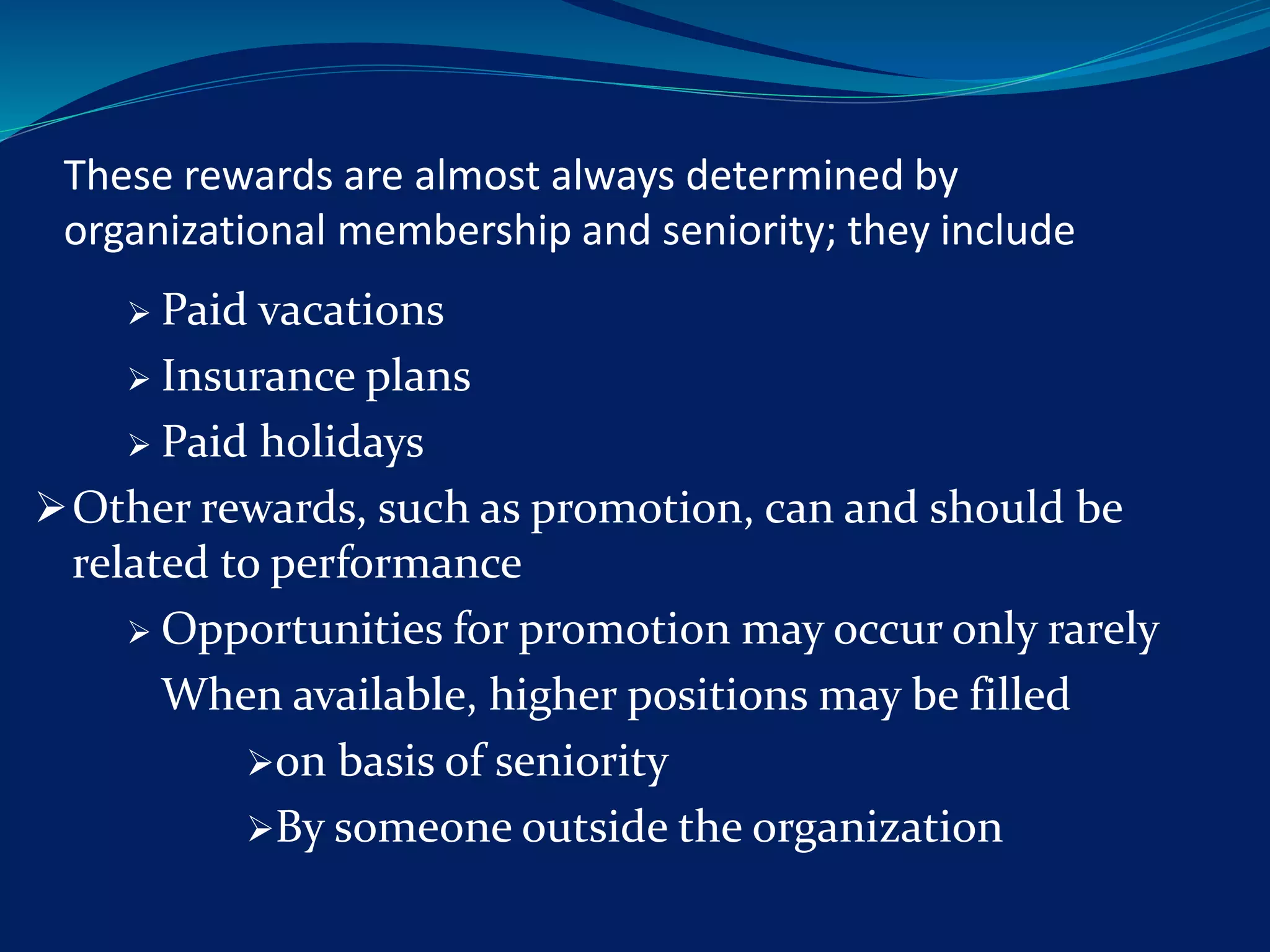 organizational reward system | PPTX