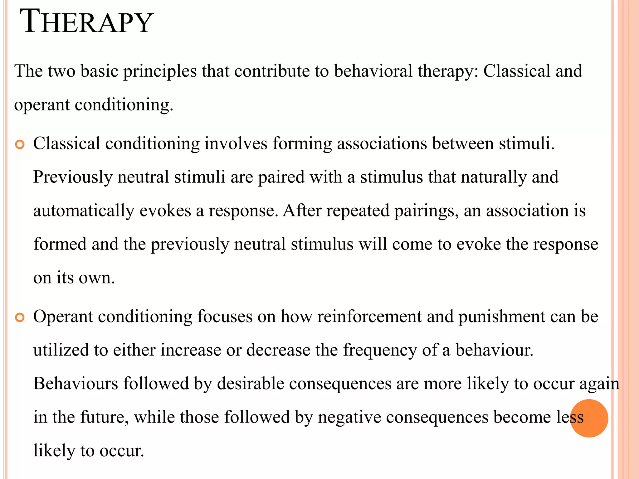 BEHAVIOR THERAPY AND ITS TECHNIQUES | PPTX
