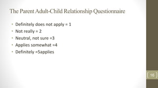 Parenting child relationship | PPTX