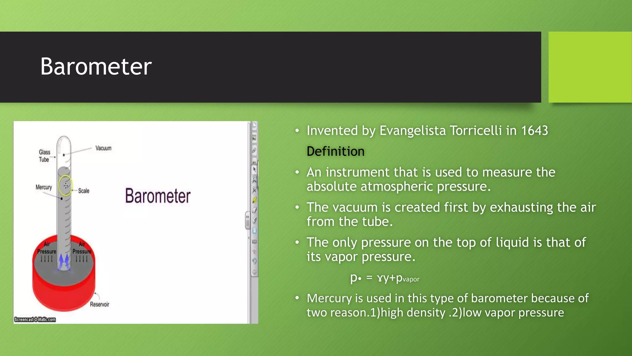devices measuring pressure | PPTX