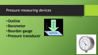 devices measuring pressure | PPT
