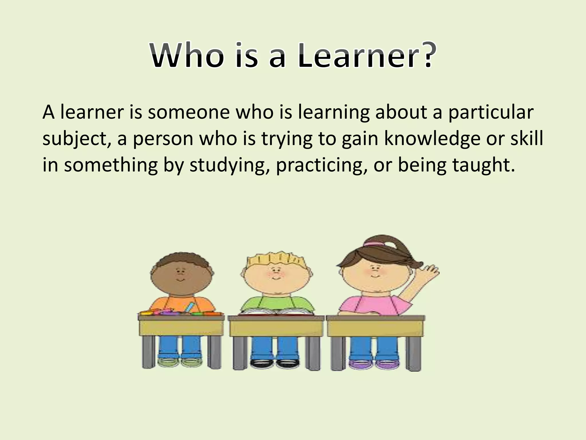 Learner's differences | PPTX