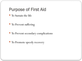 Basics of first-aid - History and evaluation .pptx