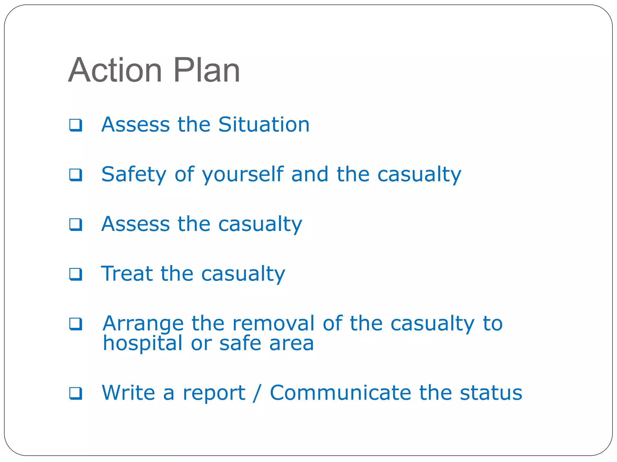 First Aid ppt | PPTX